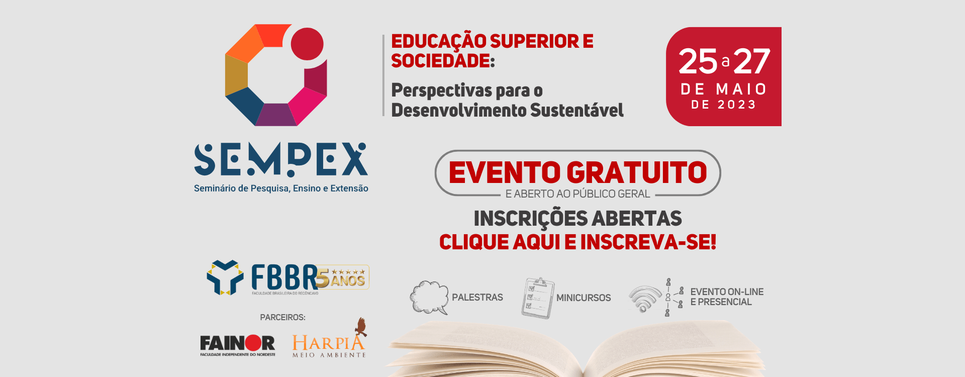 SEMPEX - SEMINÁRIO DE PESQUISA, ENSINO E EXTENSÃO