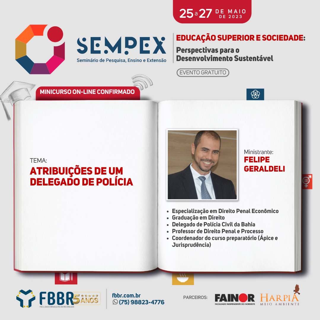 SEMPEX - SEMINÁRIO DE PESQUISA, ENSINO E EXTENSÃO