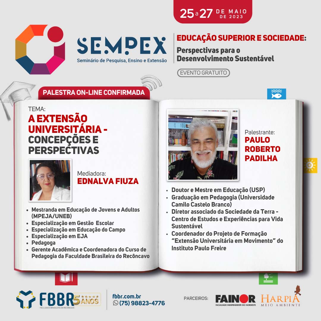 SEMPEX - SEMINÁRIO DE PESQUISA, ENSINO E EXTENSÃO